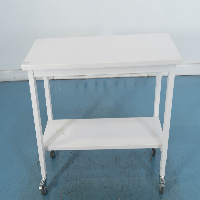 5' Portable White Lab Table | Surplus Solutions